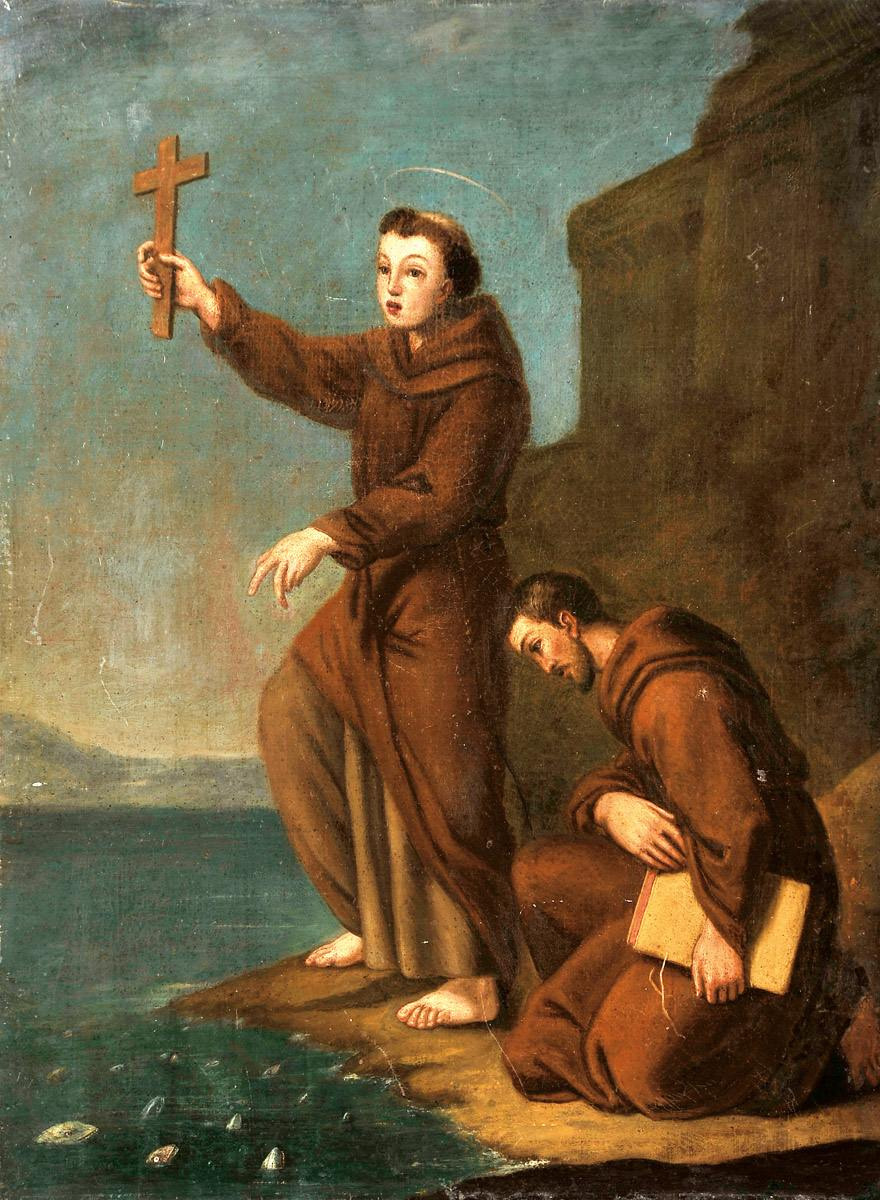St. Anthony Preaching To The Fishes - The Catholic Homeschool