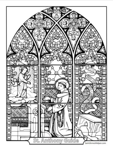 St. Anthony Coloring Pages And Drawing - The Catholic Homeschool