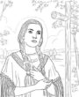 St. Kateri Coloring Pages And Drawing - The Catholic Homeschool