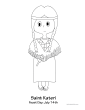 St. Kateri Coloring Pages And Drawing - The Catholic Homeschool