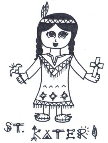 St. Kateri Coloring Pages And Drawing - The Catholic Homeschool