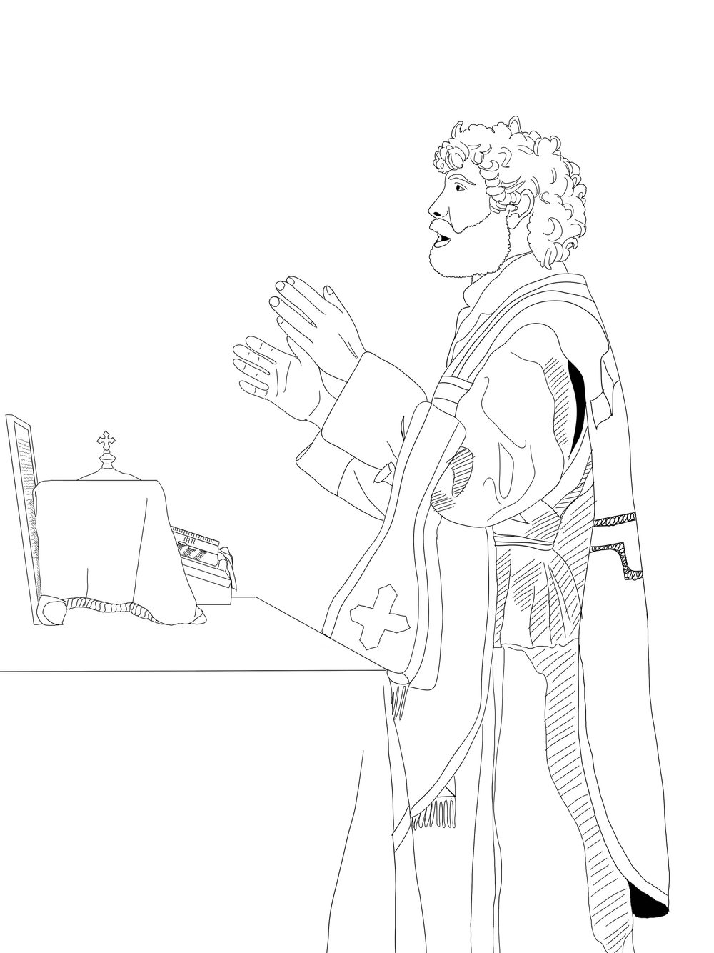 Holy Orders Coloring Pages And Drawing - The Catholic Homeschool