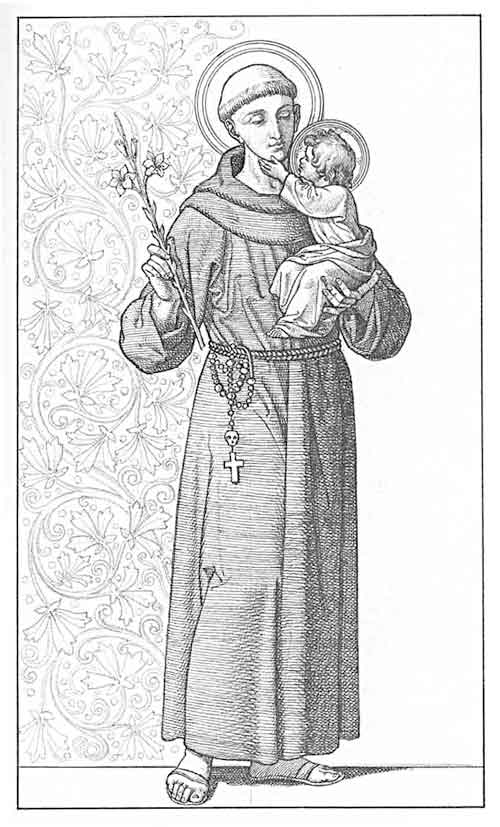 St. Anthony Coloring Pages And Drawing - The Catholic Homeschool