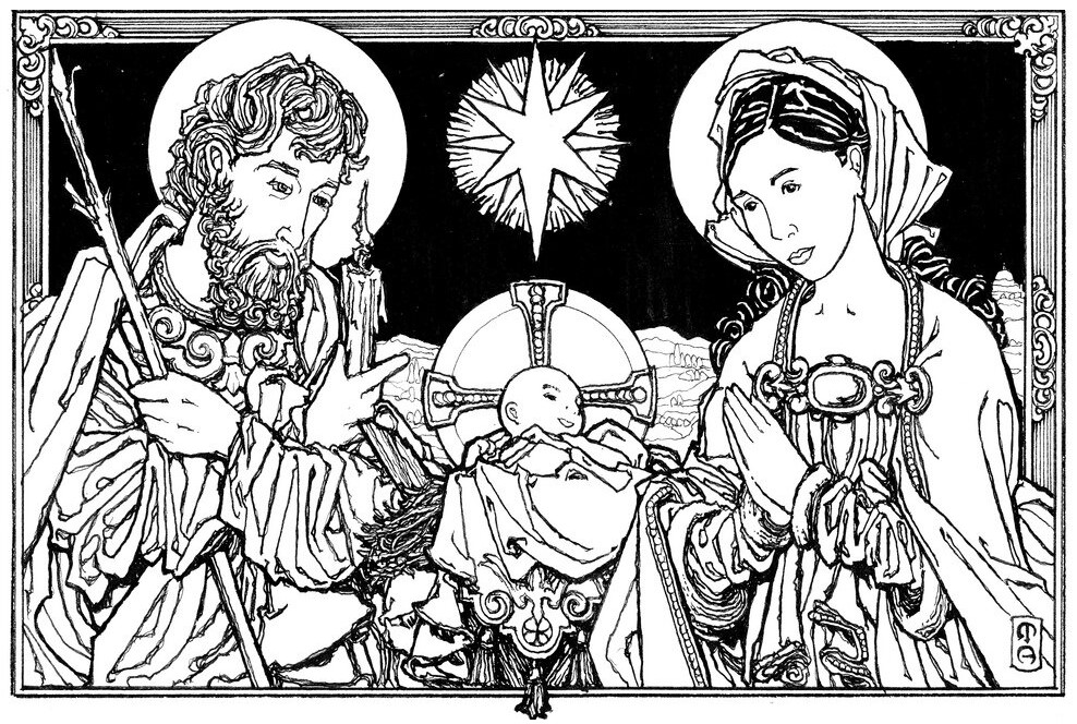 Novenas Coloring Pages And Drawing - The Catholic Homeschool