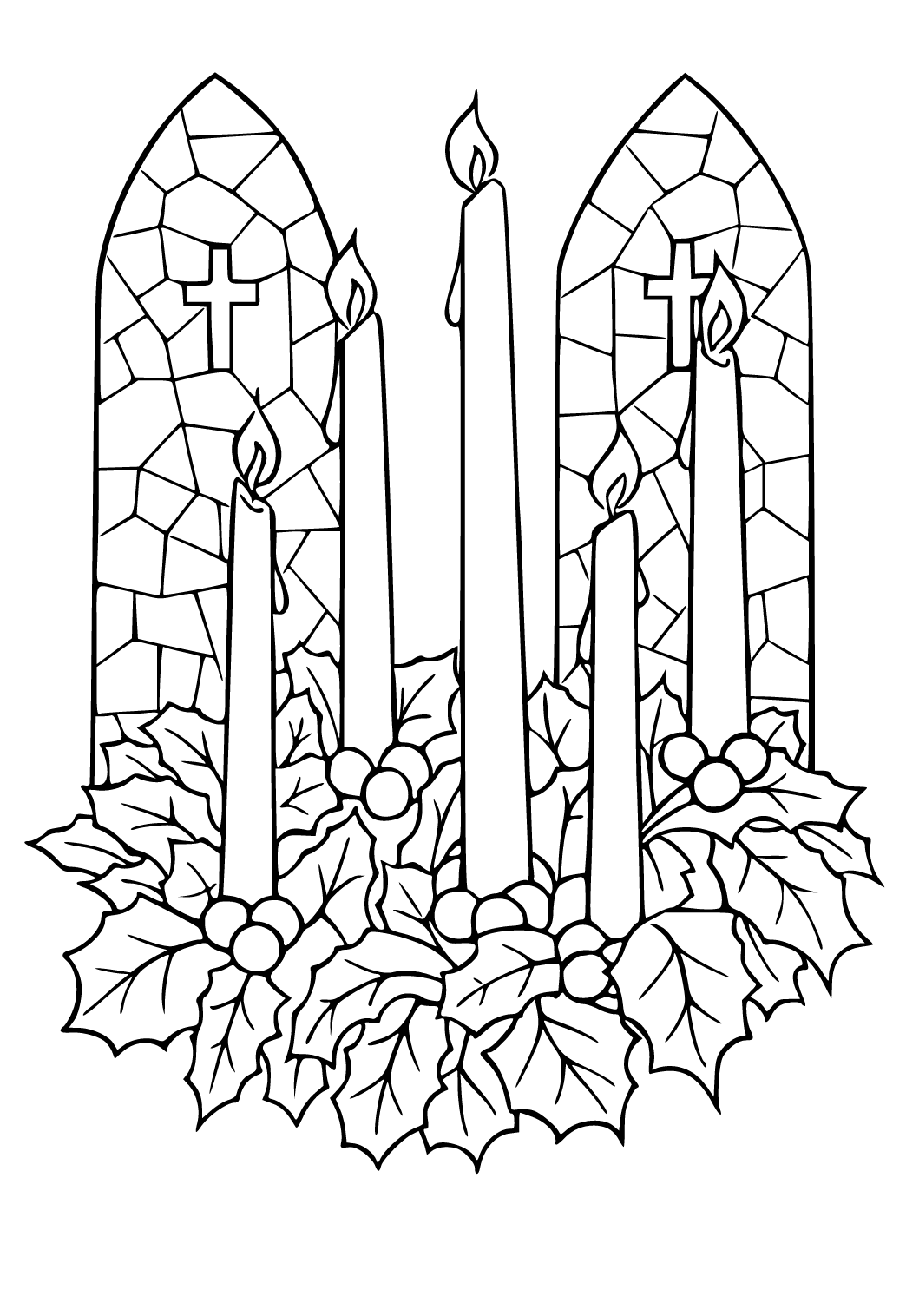 Advent Coloring Pages And Drawing - The Catholic Homeschool