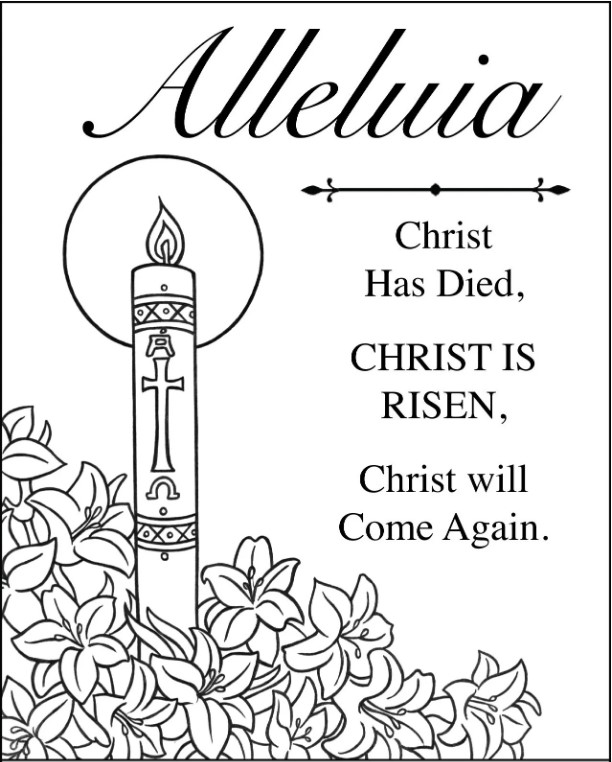 Easter Coloring Pages And Drawing - The Catholic Homeschool