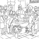 Baptism Coloring Pages And Drawing - The Catholic Homeschool