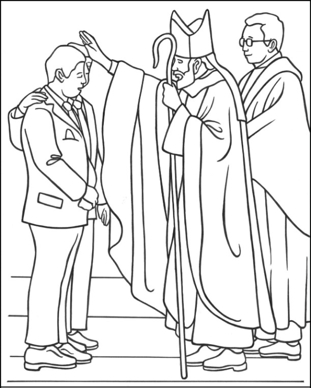 Confirmation Coloring Pages And Drawing - The Catholic Homeschool