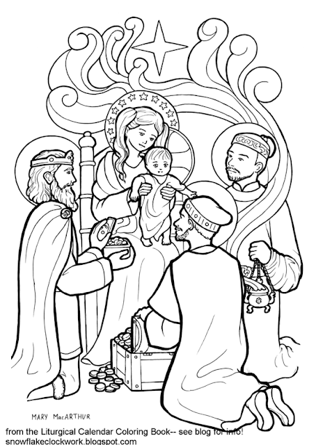 Epiphany Coloring Pages And Drawing - The Catholic Homeschool