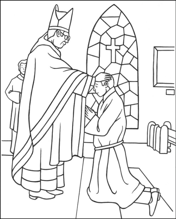 Holy Orders Coloring Pages And Drawing - The Catholic Homeschool