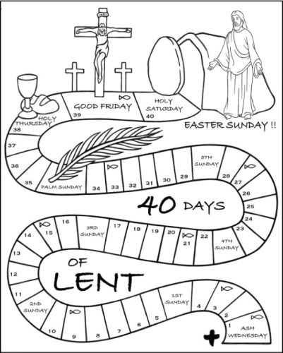 Lent Coloring Pages And Drawing - The Catholic Homeschool