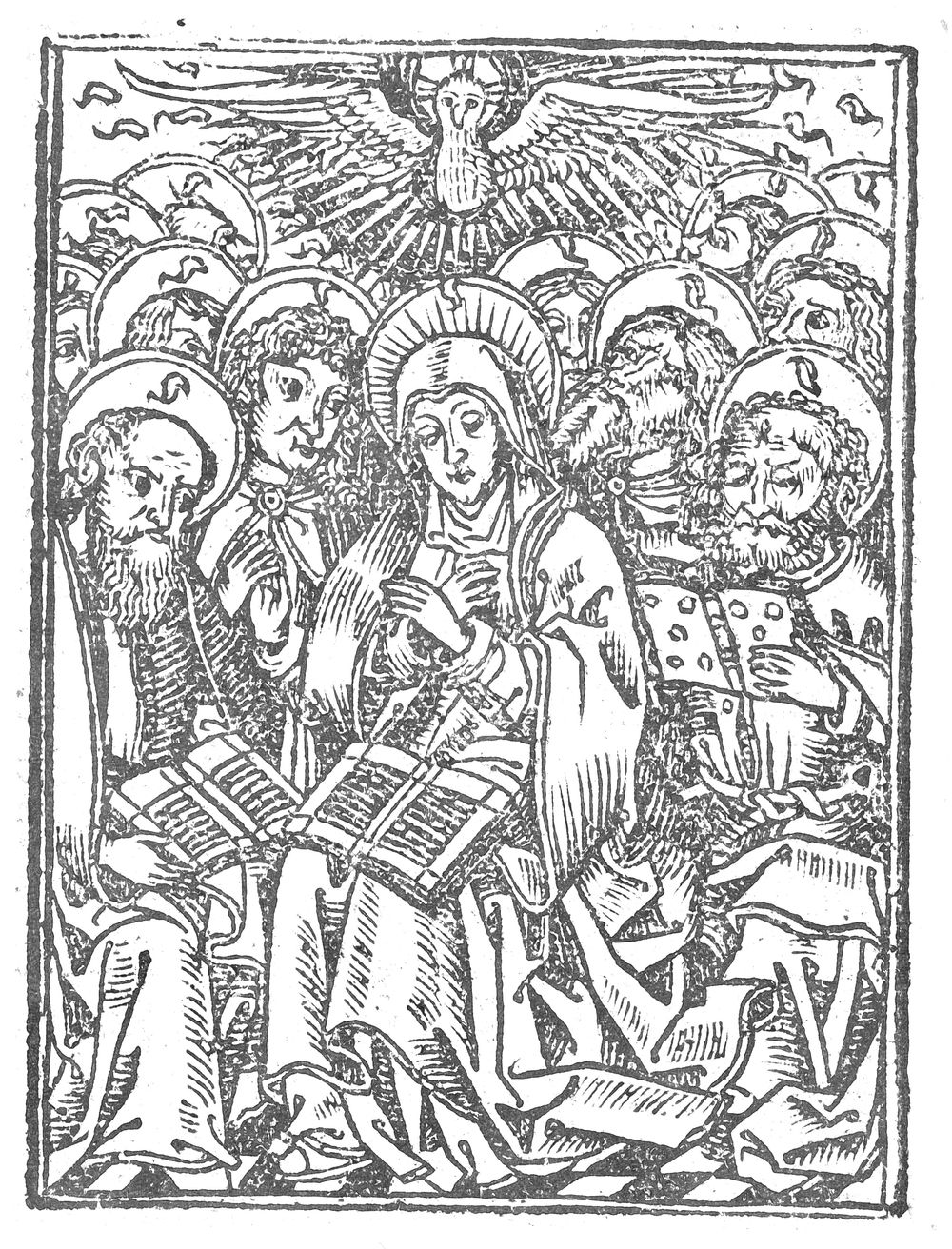 Pentecost Coloring Pages And Drawing - The Catholic Homeschool