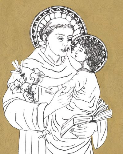 St. Anthony Coloring Pages And Drawing - The Catholic Homeschool