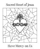 Sacred Heart Coloring Pages And Drawing - The Catholic Homeschool