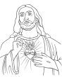 Sacred Heart Coloring Pages And Drawing - The Catholic Homeschool