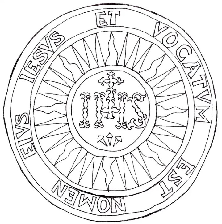 Holy Name Of Jesus Coloring Pages And Drawing - The Catholic Homeschool